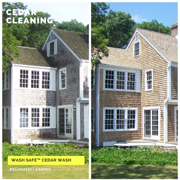 Wash Safe™ CEDAR WASH Eco-Safe and Organic Wood Cleaner | Clear, Bleac ...