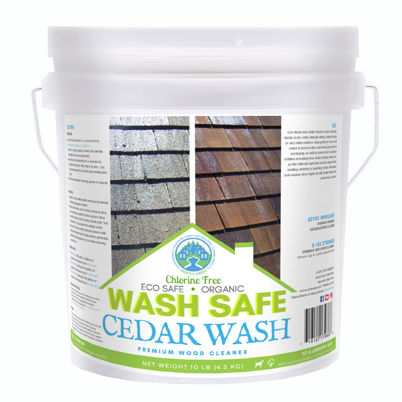 Eco-Friendly Cedar Cleaners: Cedar Restoration Solutions (Shingles, Sh ...