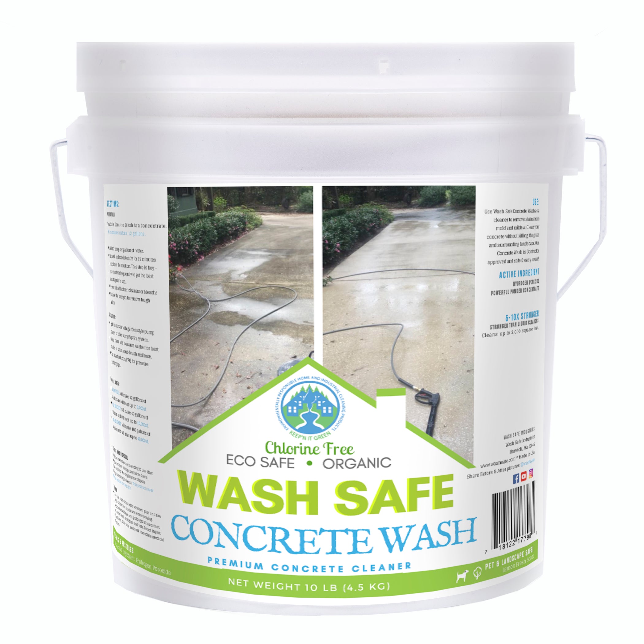Concrete Wash – Wash Safe, a JR Chemical Coatings LLC Brand