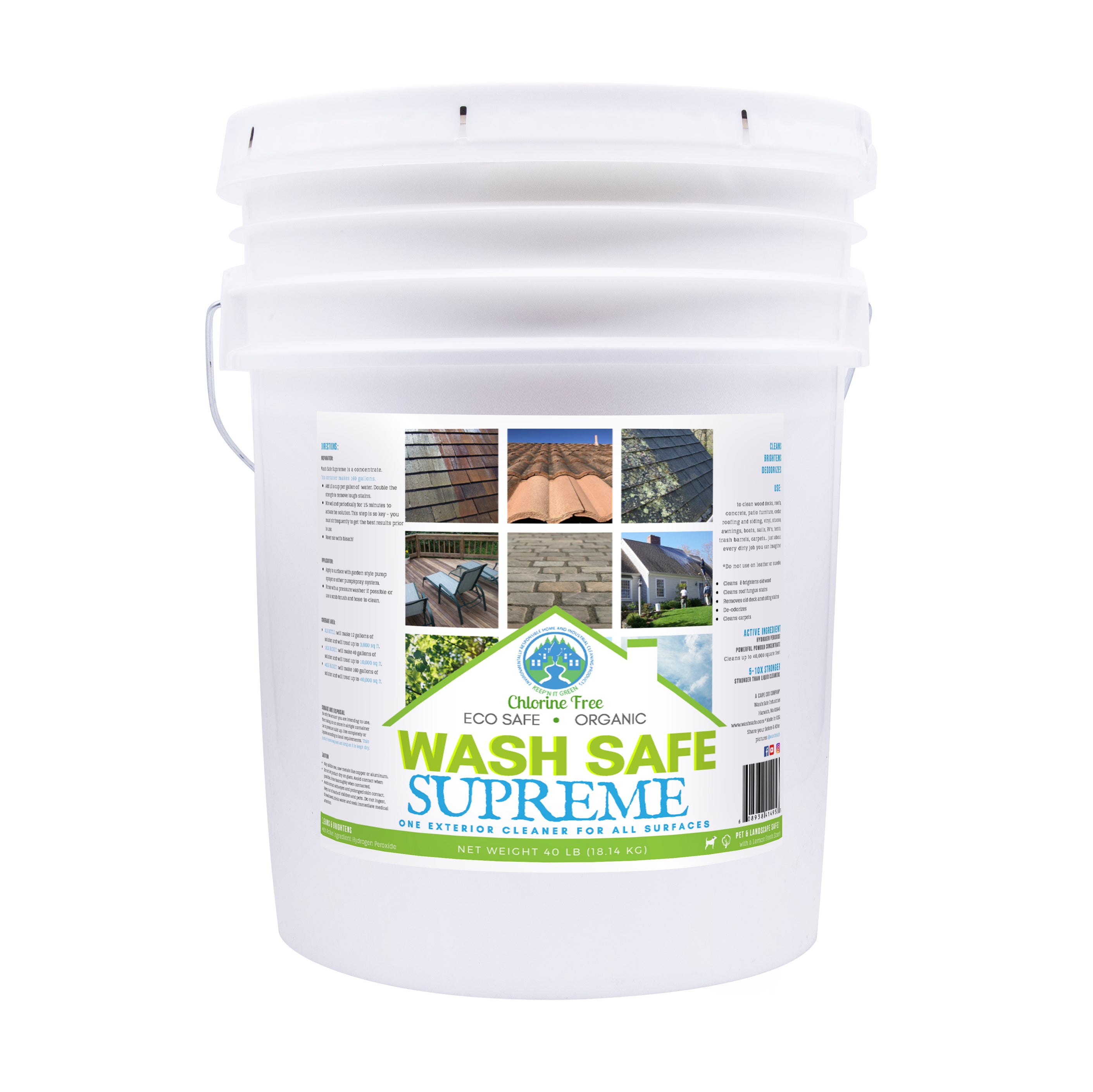 Wash Safe™ SUPREME Eco-Safe and Organic All-Purpose Exterior Cleaner ...